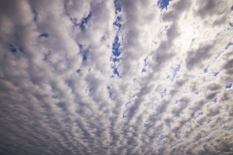 Landscape with Formation of Clouds in the Sky. Stock Image - Image of ...