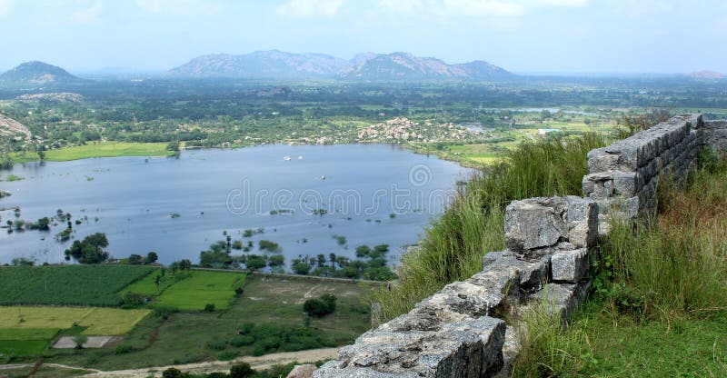 Old fort wall and turret stock image. Image of fort, fortified - 2278433