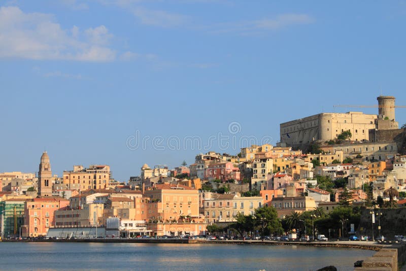 Landscape of Gaeta, Italy stock photo. Image of bright - 14945094