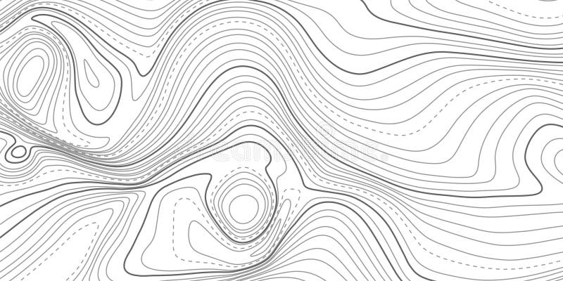 Landscape Geodesy Topography Map Background. White Background Stock ...