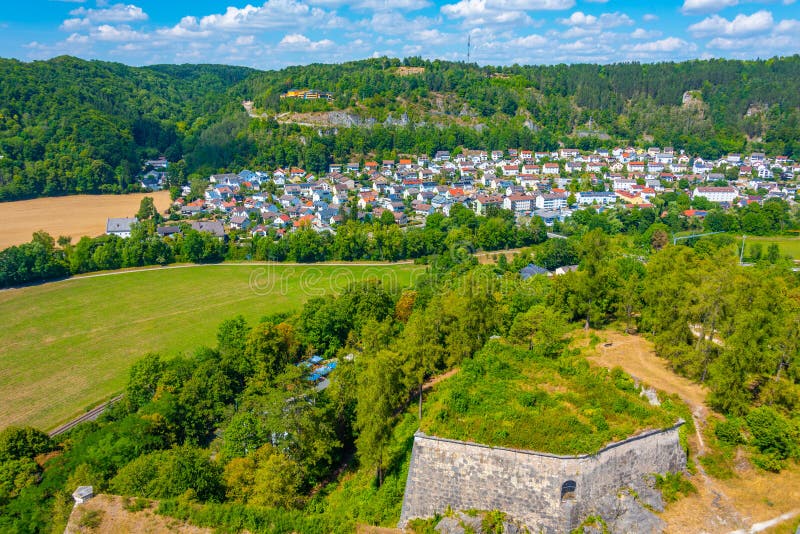 Landscape of German Town Eichstatt Stock Photo - Image of rooftop ...