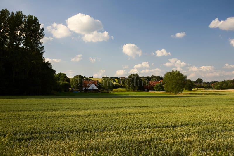 Landscape in Germany stock image. Image of scenery, countryside - 38931133