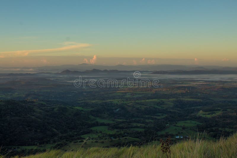 A Landscape with a Green and Beautiful Plains in a Morning Stock Photo ...