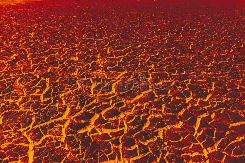 Landscape Ground is Full of Lava, Lava Ground Background, Global ...
