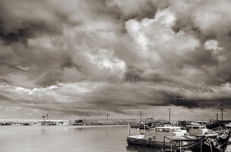 Landscape of harbor stock photo. Image of nature, beautiful - 15781600