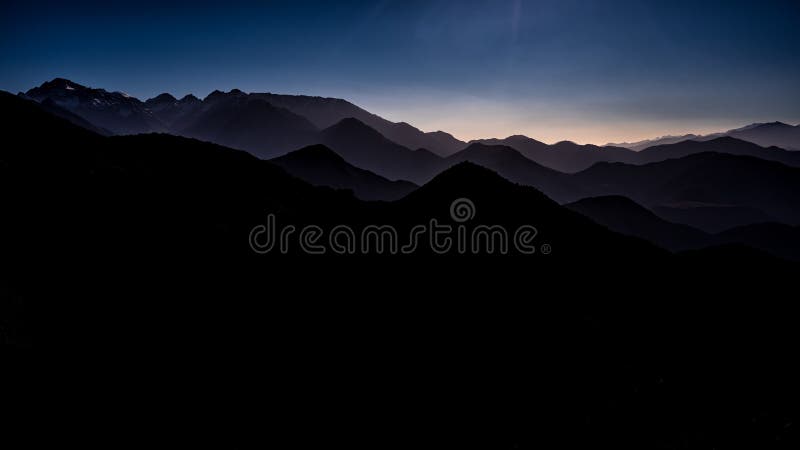 Landscape of the High Atlas Mountains, Morocco Stock Image - Image of ...