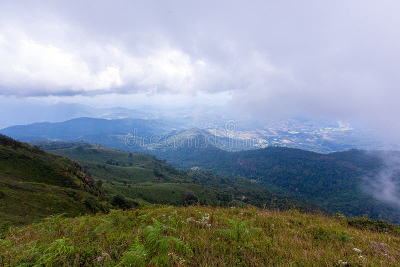 Landscape Highlands and Hiking Trails Stock Photo - Image of mountain ...