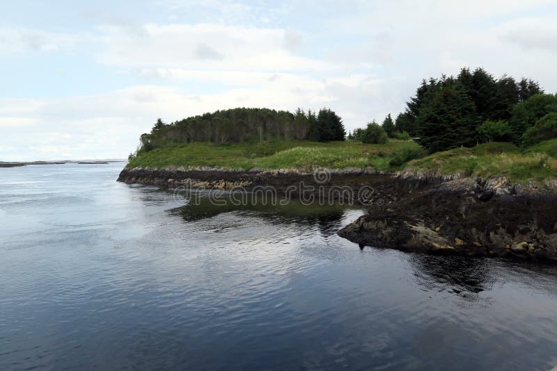 Landscape of Hitra, Isle in Norway. Stock Image - Image of landscape ...