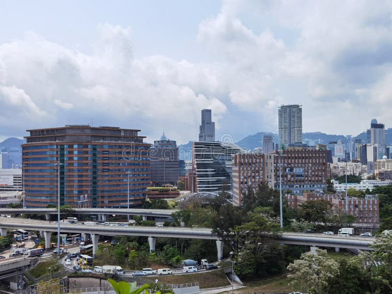 Landscape of of Hong Kong City Stock Image - Image of hong, group ...