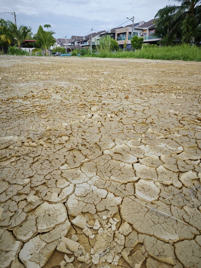 Common Natural Phenomenon on the Earth Surface Cracking. Stock Photo ...