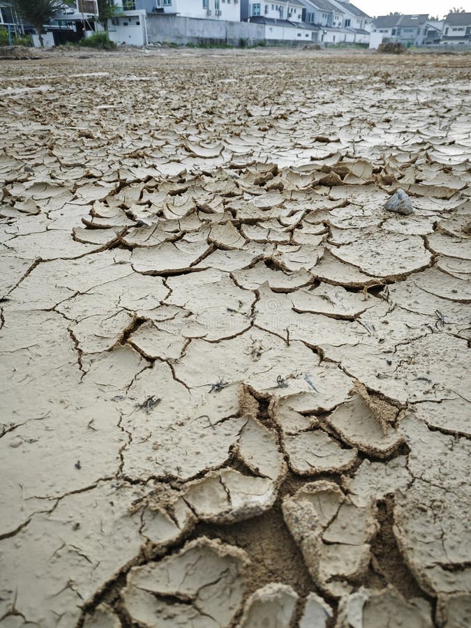 Common Natural Phenomenon on the Earth Surface Cracking. Stock Photo ...