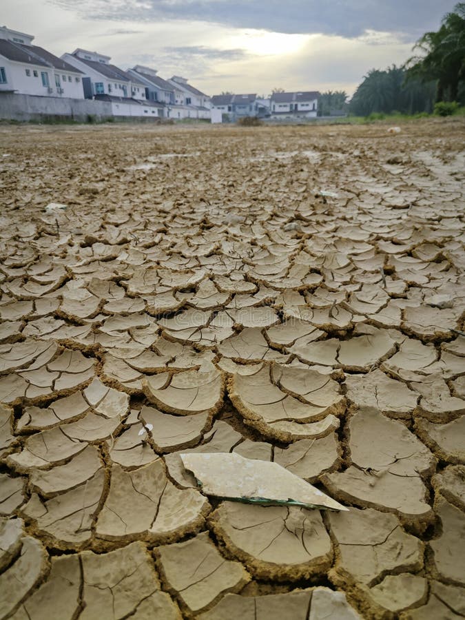 Common Natural Phenomenon on the Earth Surface Cracking. Stock Photo ...