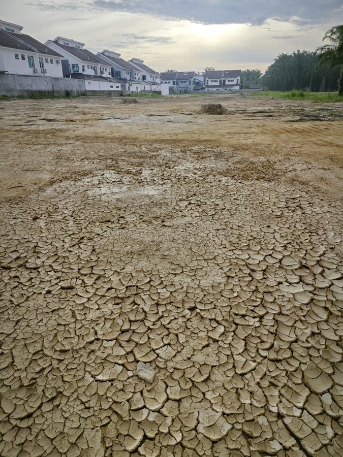 Common Natural Phenomenon on the Earth Surface Cracking. Stock Photo ...