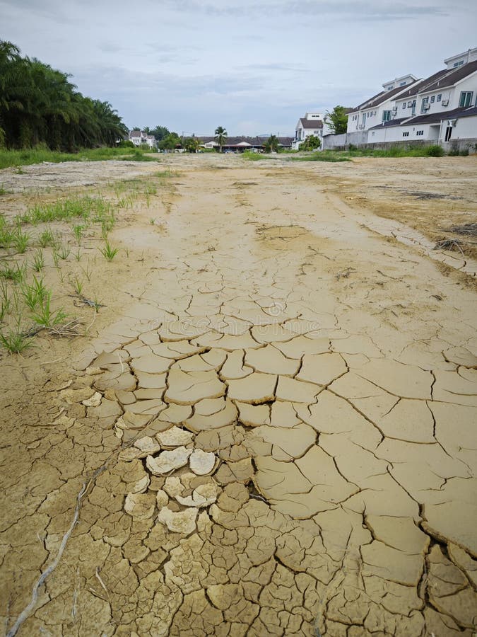 Common Natural Phenomenon on the Earth Surface Cracking. Stock Image ...