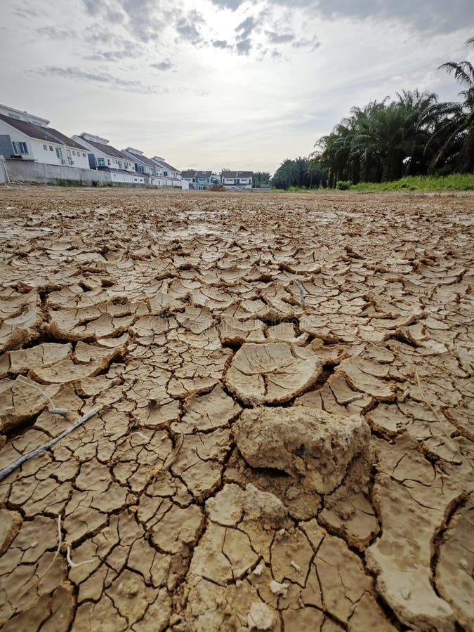Common Natural Phenomenon on the Earth Surface Cracking. Stock Photo ...