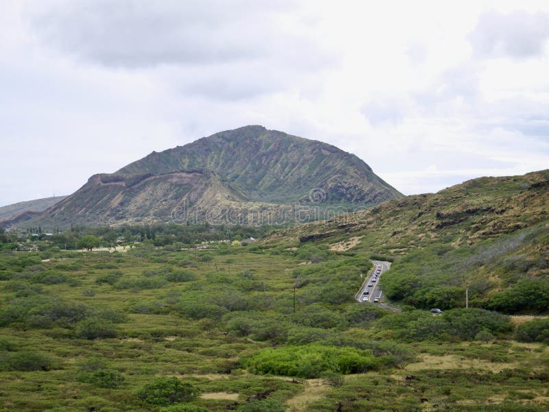 Landscape Image of Koko Head Crater in Oahu, Hawaii Stock Photo - Image ...