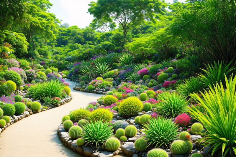 It is spiky nature. stock illustration. Illustration of summer - 287653321