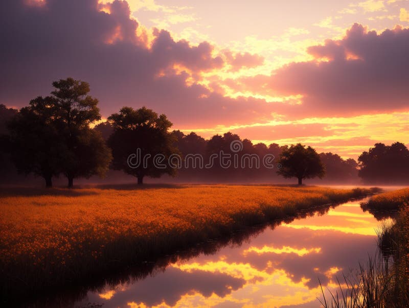 Vivid Sunsets Get Low To the Ground To Capture the Reflection in the ...