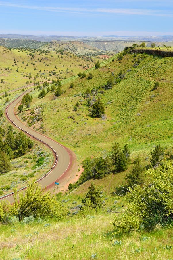 Landscape. Indian Reservation. Oregon. USA Stock Photo - Image of peak ...