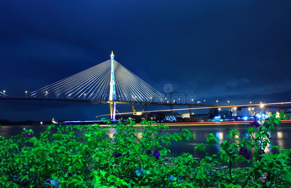 Landscape of Industrial Ring Bridge or Mega Bridge Editorial ...