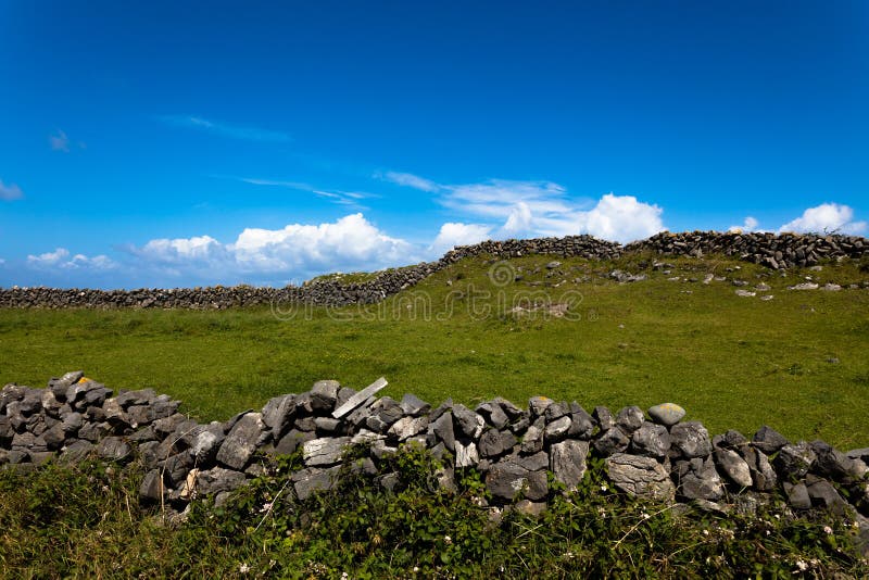 Landscape of Inishmore stock photo. Image of harbour - 106981124