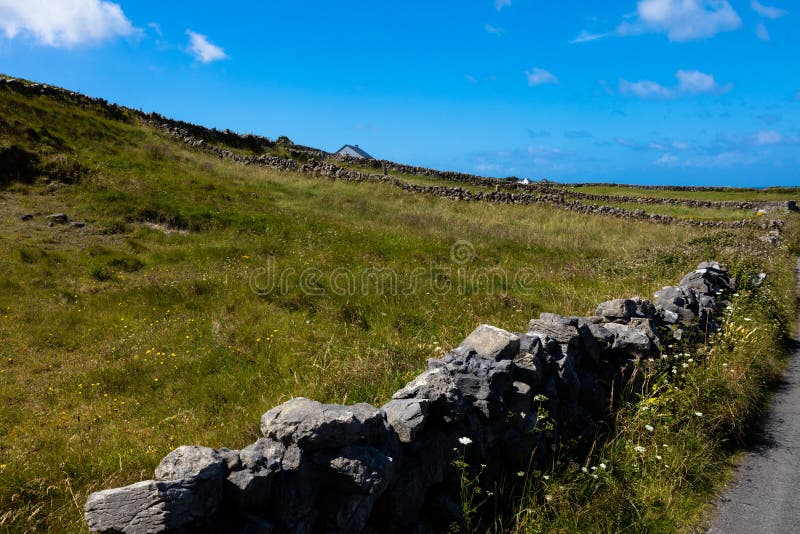 Landscape of Inishmore stock photo. Image of aran, inishmore - 92802656