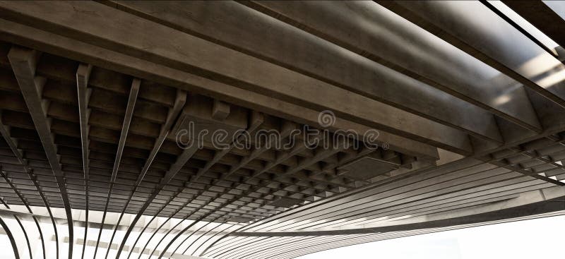 Landscape of an Interwoven Mesh Expanded Steel Ceiling in the Daylight ...