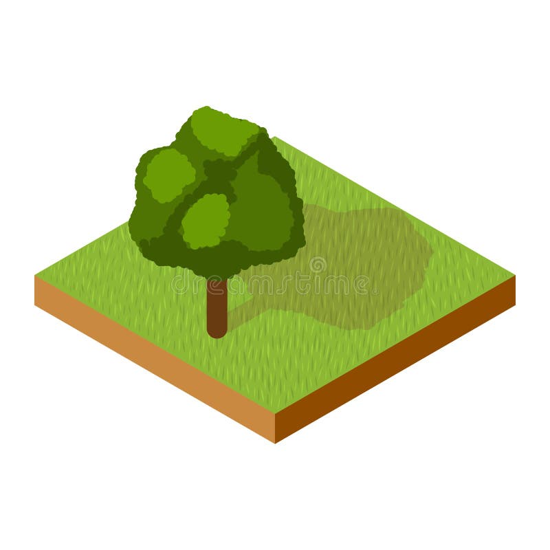 Landscape Isometric Elements Stock Vector - Illustration of isometry ...