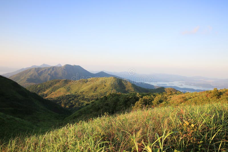 The Landscape of Jat Incline, Kowloon Peak, Hk Stock Photo - Image of ...