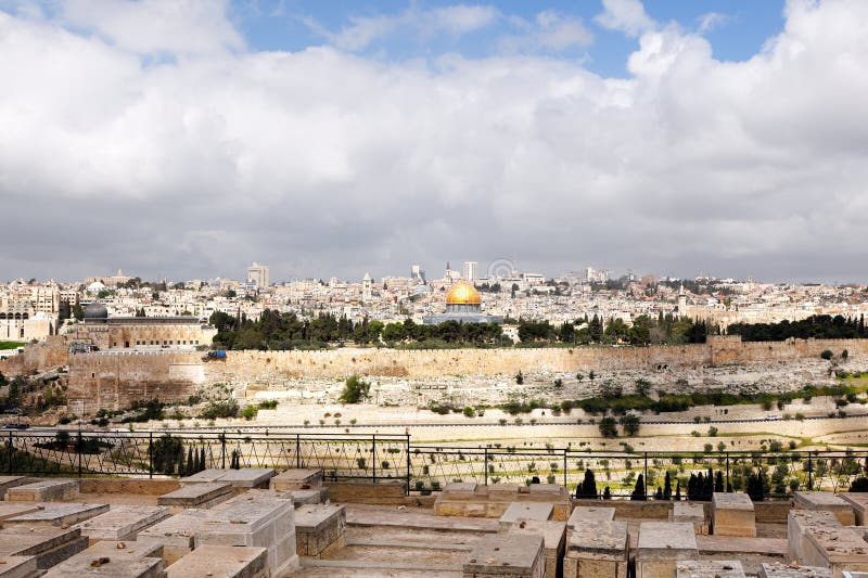 Landscape at Jerusalem stock photo. Image of holy, landmark - 27191924