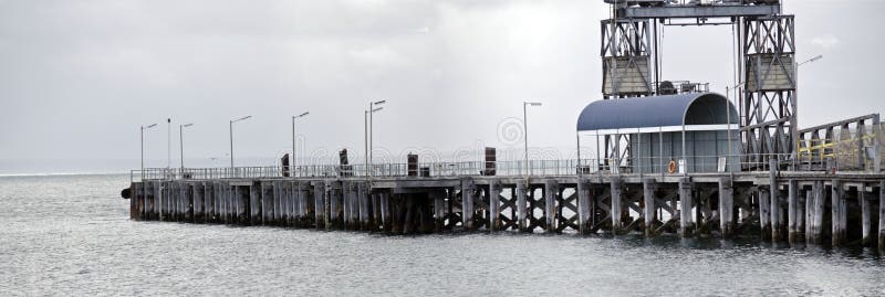 Landscape of the Jetty at Kingscote Kangaroo Island Stock Photo - Image ...