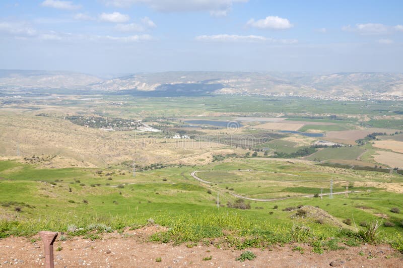 Jordan Valley stock photo. Image of israel, jordan, road - 89656846