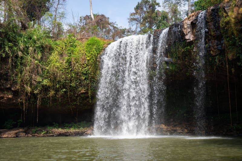 Kachanh Waterfall, Banlung, Ratanakiri, Cambodia Stock Photo - Image of ...