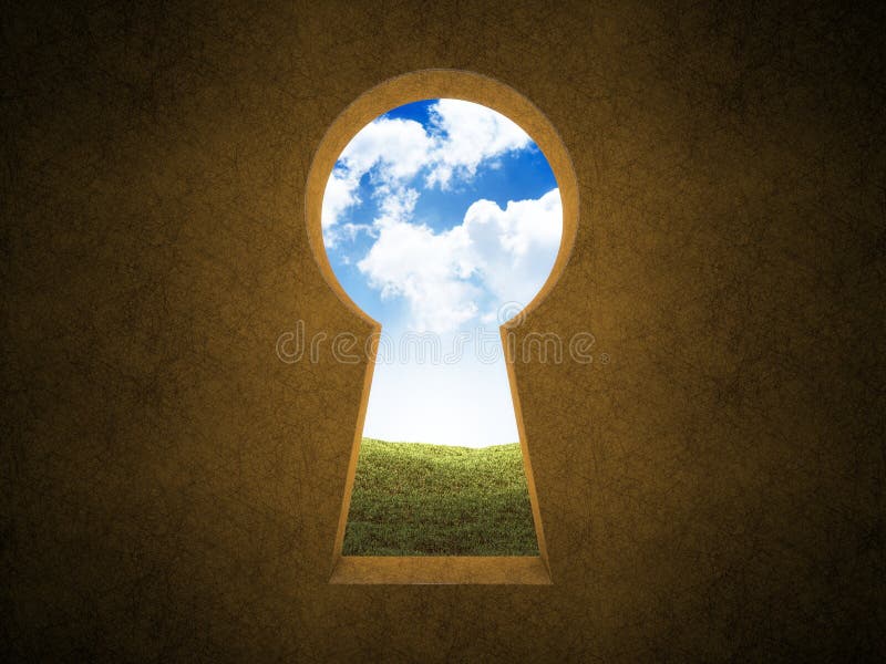 Landscape keyhole stock photo. Image of light, environment - 23258562