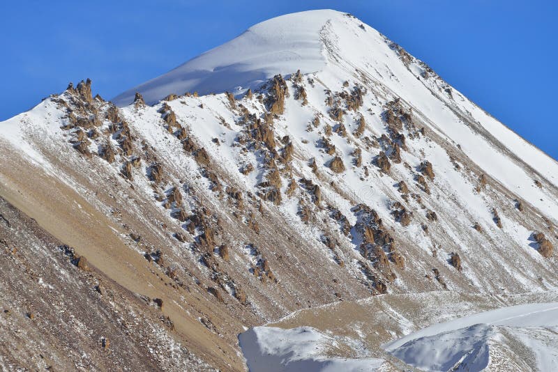 Landscape of Khunjerab Pass. Stock Image - Image of cloudy, range: 47433491