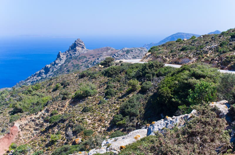 Landscape of Kos Island - Greece Stock Image - Image of landmark ...