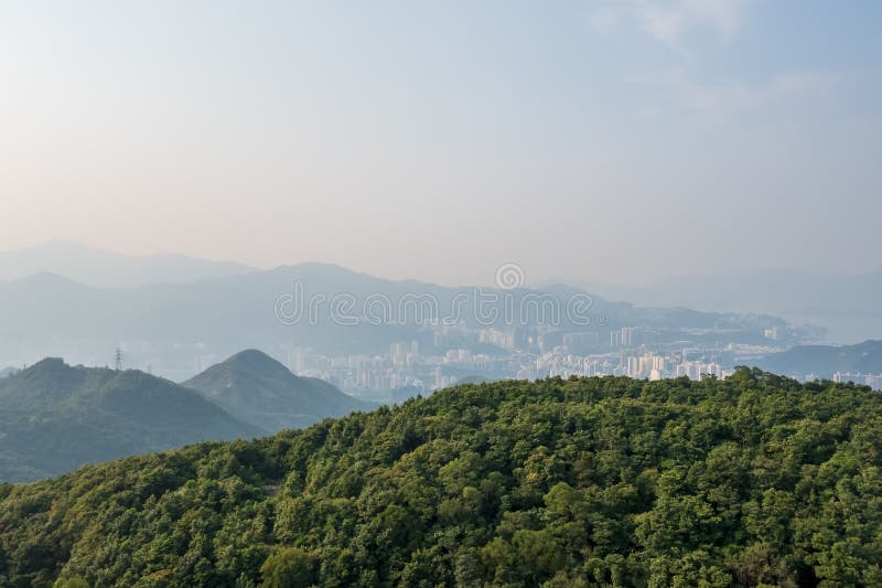 The Landscape of Kowloon Peak, Hong Kong 8 May 2022 Stock Image - Image ...