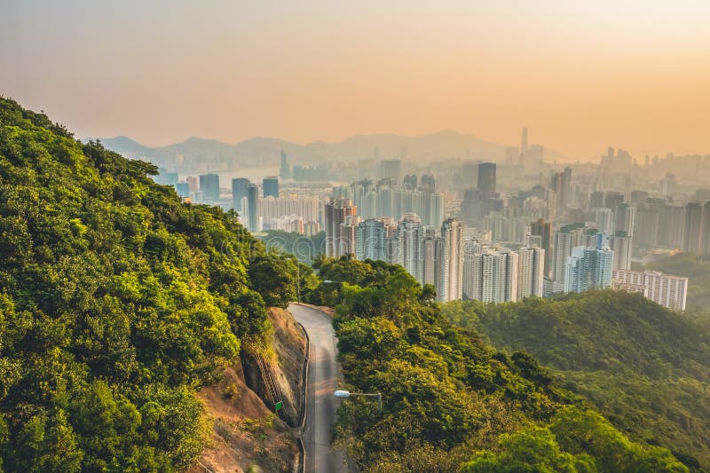 The Landscape of Kowloon Peak, Hong Kong 8 May 2022 Stock Photo - Image ...