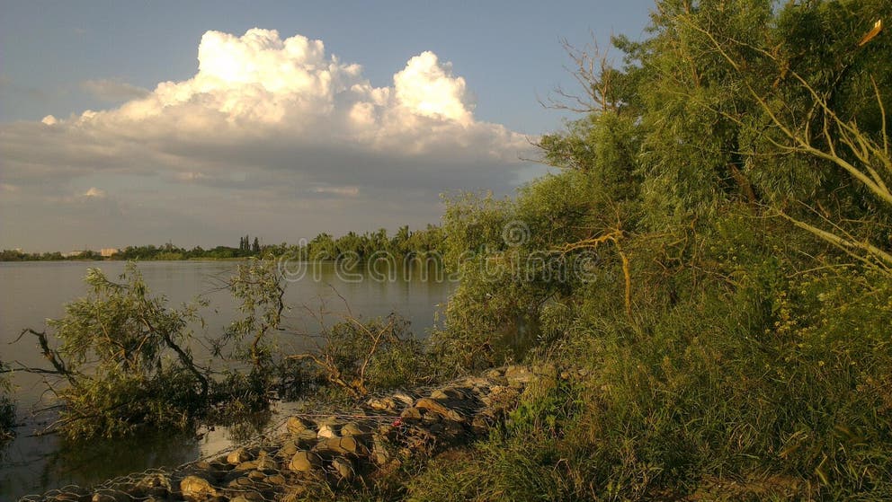 Landscape Kuban river stock image. Image of beauty, dead - 52380879