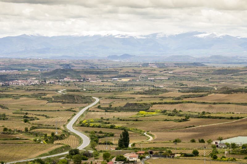 Landscape of La Rioja stock image. Image of agriculture - 35043377