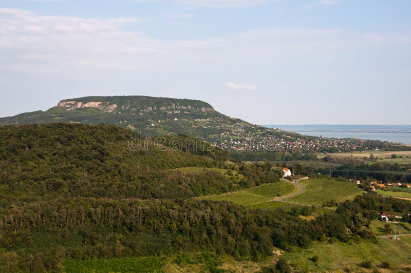 Landscape at lake Balaton stock image. Image of lake - 23033353