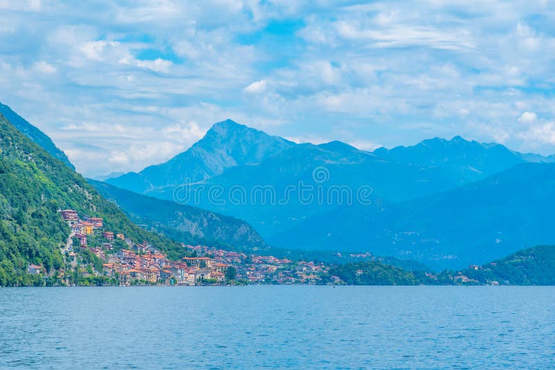 Landscape of Lake Como in Italy Stock Photo - Image of island, region ...