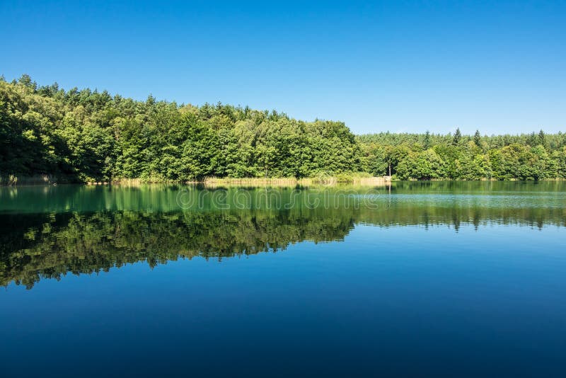 Landscape on a Lake with Trees Stock Photo - Image of holiday, journey ...