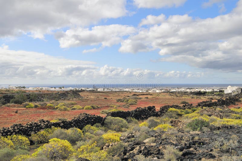 Lanzarote landscapes stock photo. Image of landscape - 53770076