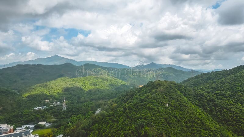 A Landscape of Leng Shan, Hong Kong Editorial Stock Image - Image of ...