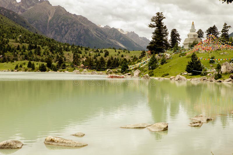 The Landscape of Lhasa in Tibet, China Stock Image - Image of china ...