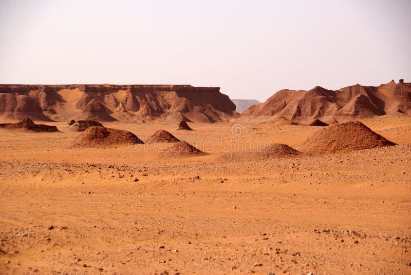 Landscape in Libya stock image. Image of sahara, sand - 12553763
