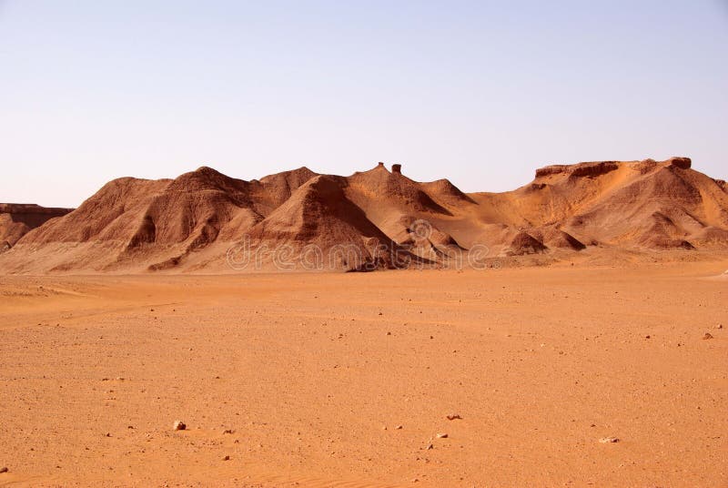 Landscape in Libya stock photo. Image of desert, landscape - 12595808