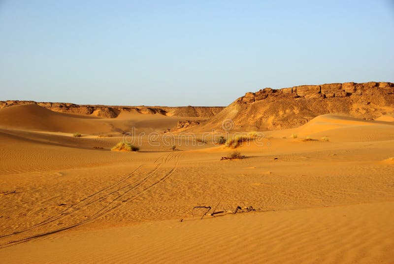 Landscape in Libya stock image. Image of drained, colorful - 15374857