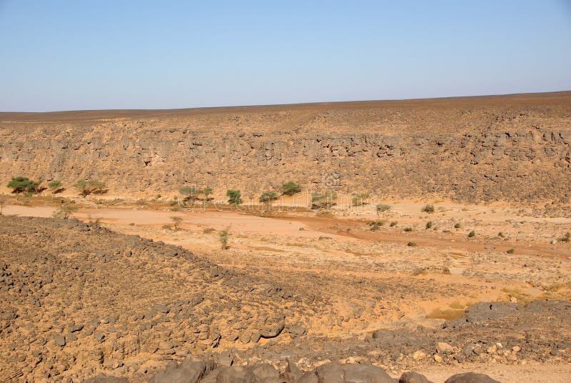 Landscape in Libya stock image. Image of africa, contrast - 15374857
